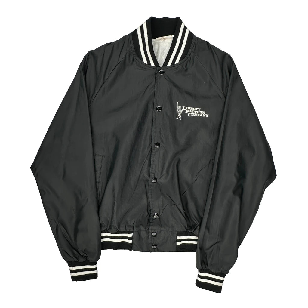 Liberty Pattern Company Auburn Varsity Jacket - Medium Black Polyester ...