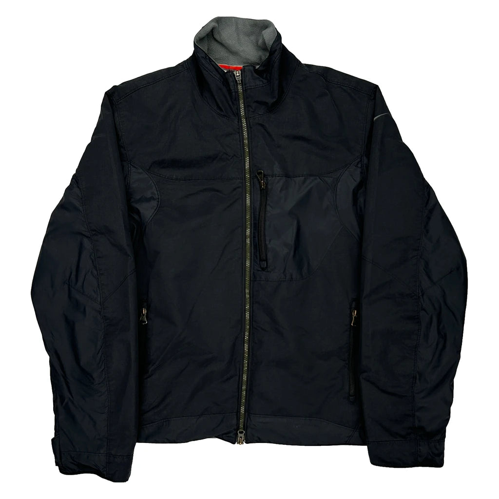 Nike Jacket - Medium Black Polyester – Thrifted.com