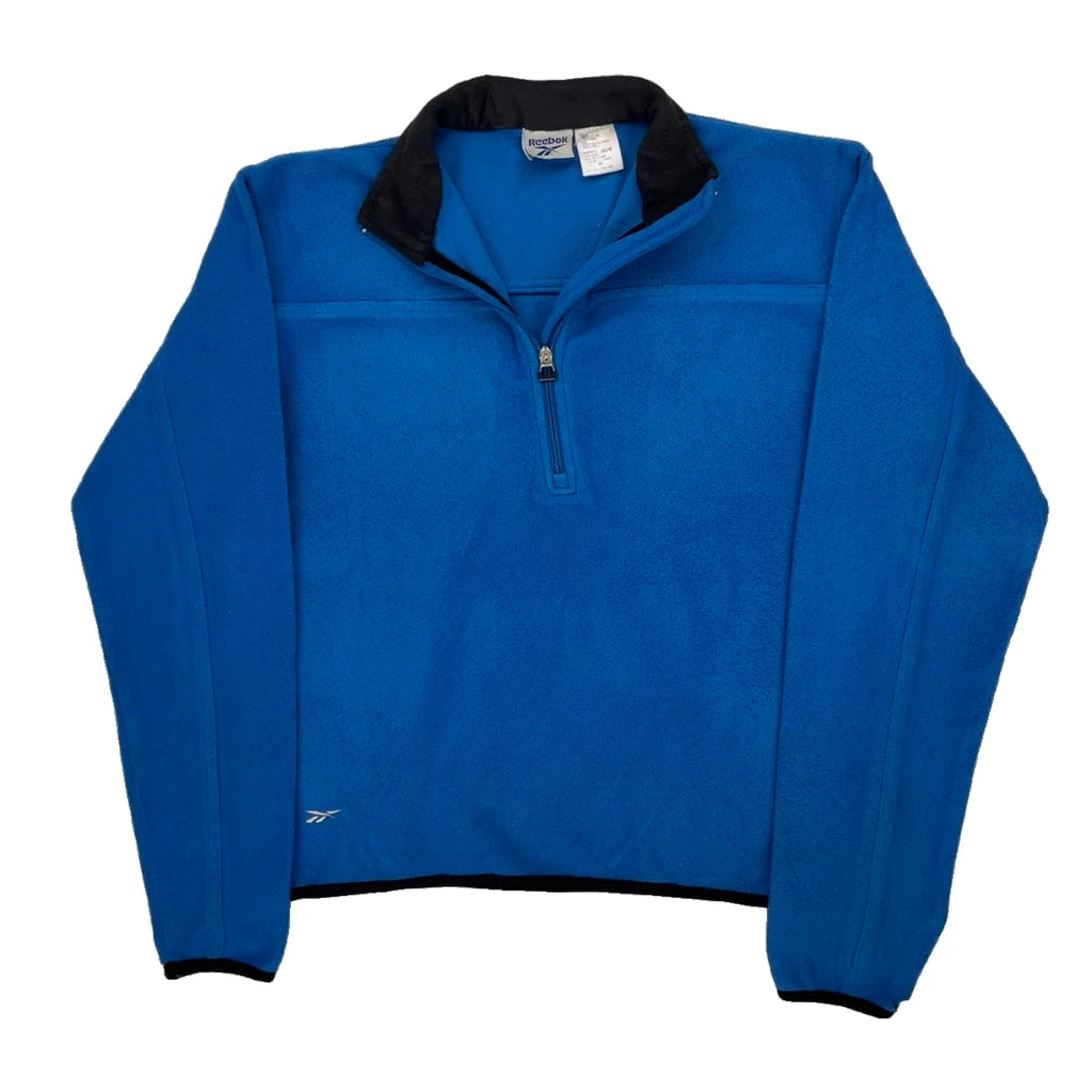 Reebok Fleece - Medium Blue Polyester – Thrifted.com