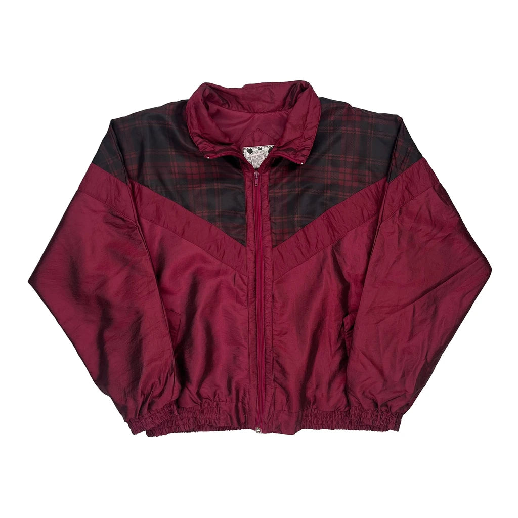 Sunterra Shell Jacket - XL Burgundy Nylon – Thrifted.com