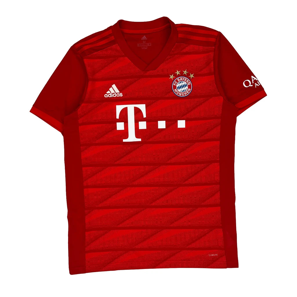 Fc Bayern Munchen Adidas Football Shirt - Medium Red Polyester ...