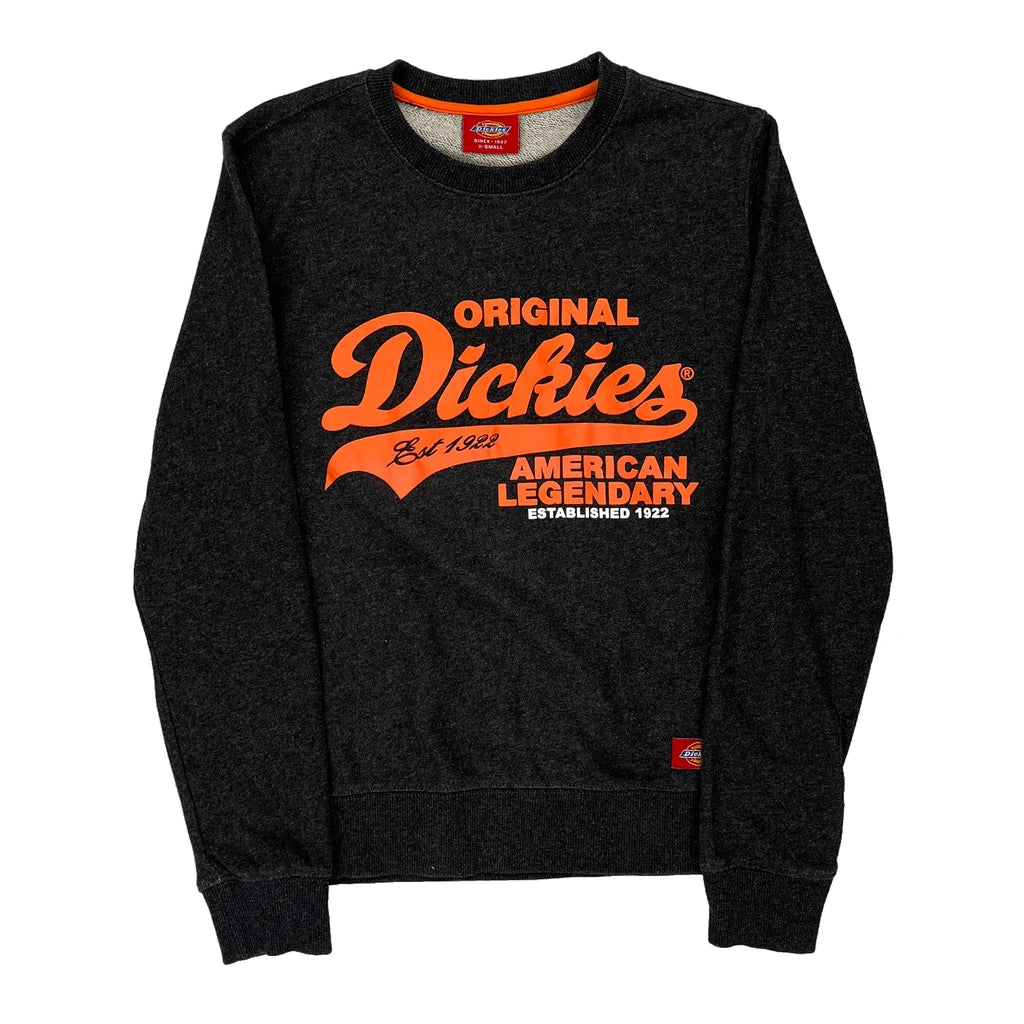 Original American Legendary Dickies Graphic Sweatshirt - XS Grey Cotto ...