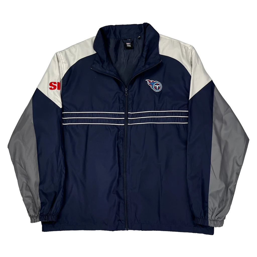 Tennessee Titans Reebok Nfl Jacket - XL Navy Polyester – Thrifted.com