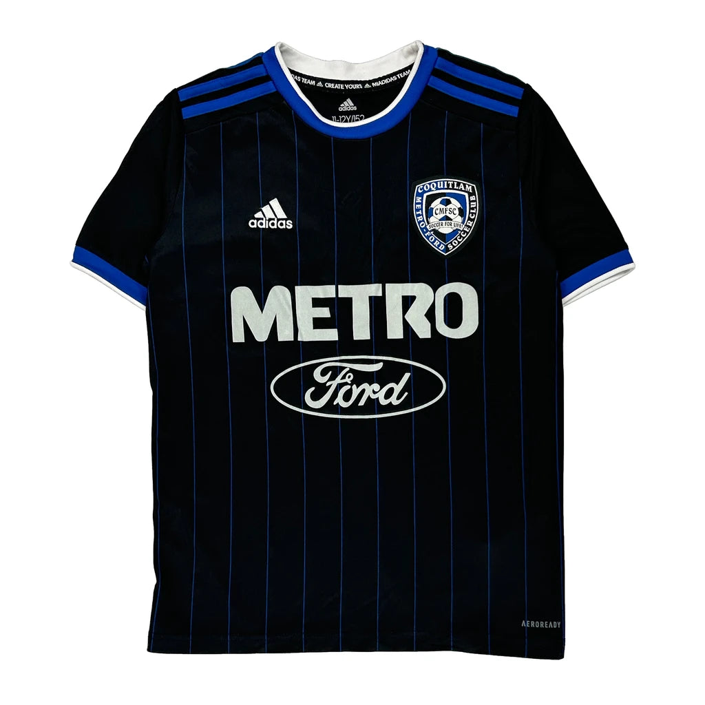 Age 11-12 Coquitlam Metro-Ford Soccer Club Adidas Football Shirt - Med ...