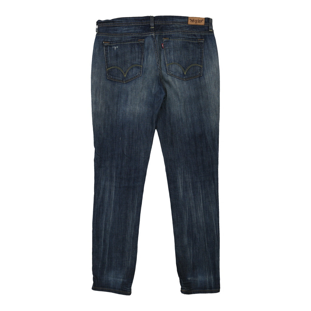 686 Levis Slim Jeans - 36W 33L Blue Cotton – Thrifted.com