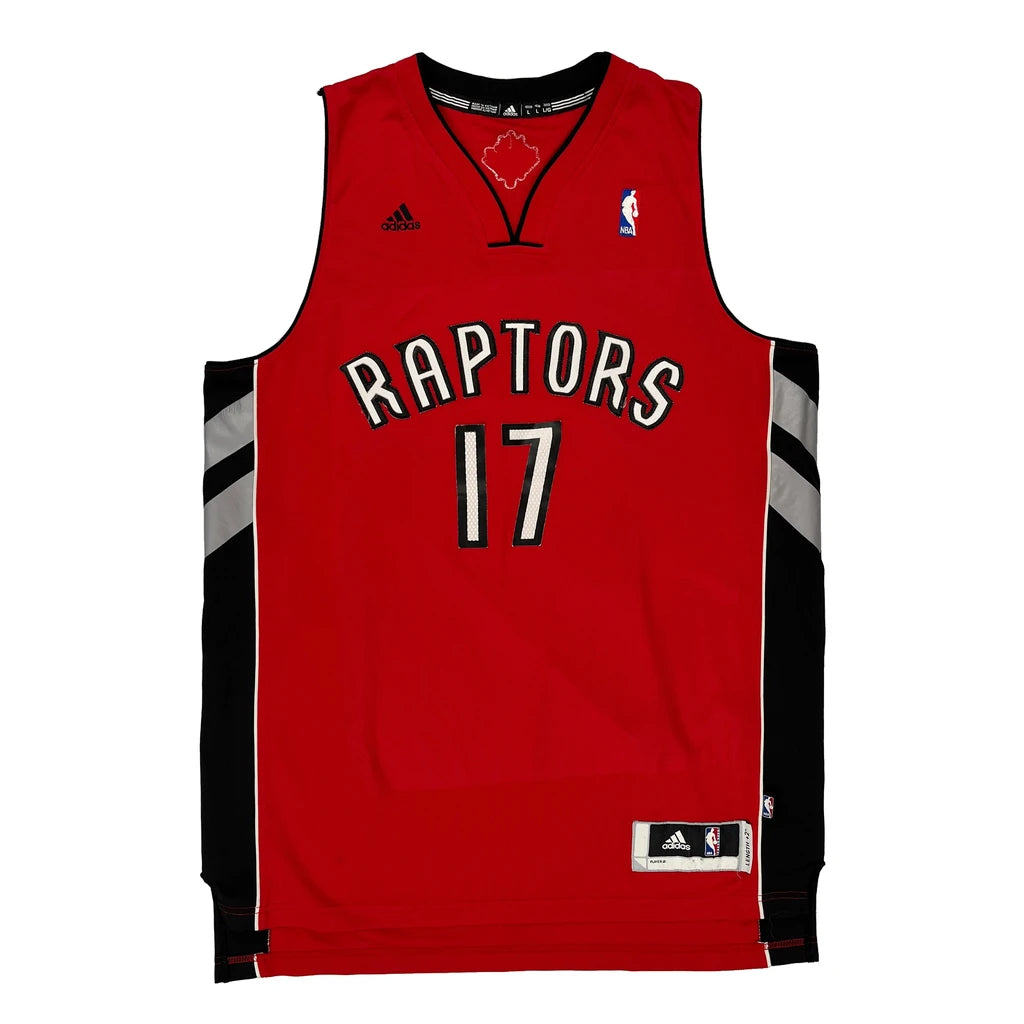 Toronto Raptors Adidas Nba Jersey - Large Red Polyester – Thrifted.com