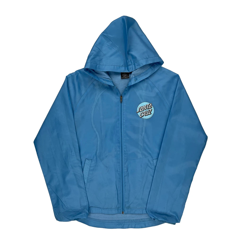 Santa Cruz Jacket - Medium Blue Polyester – Thrifted.com