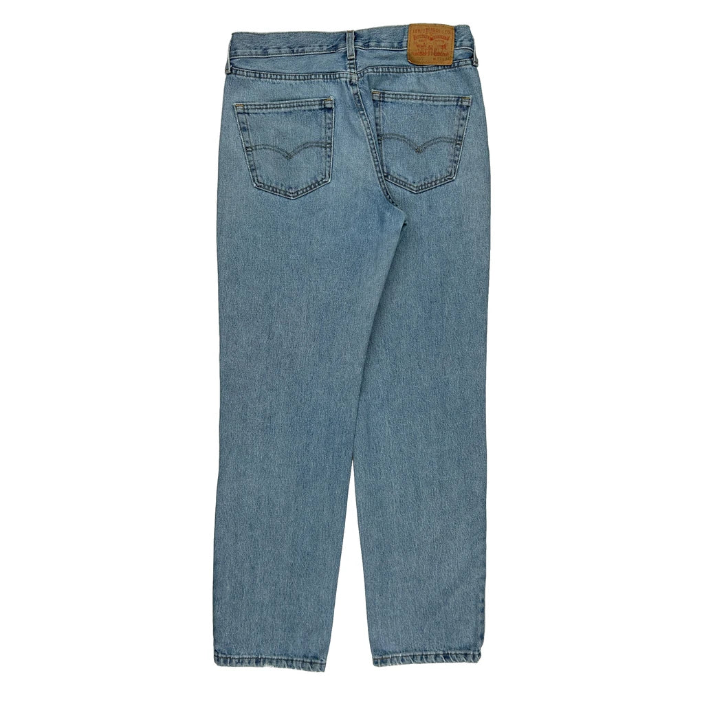 Levis Jeans - 34W 33L Light Wash Cotton – Thrifted.com