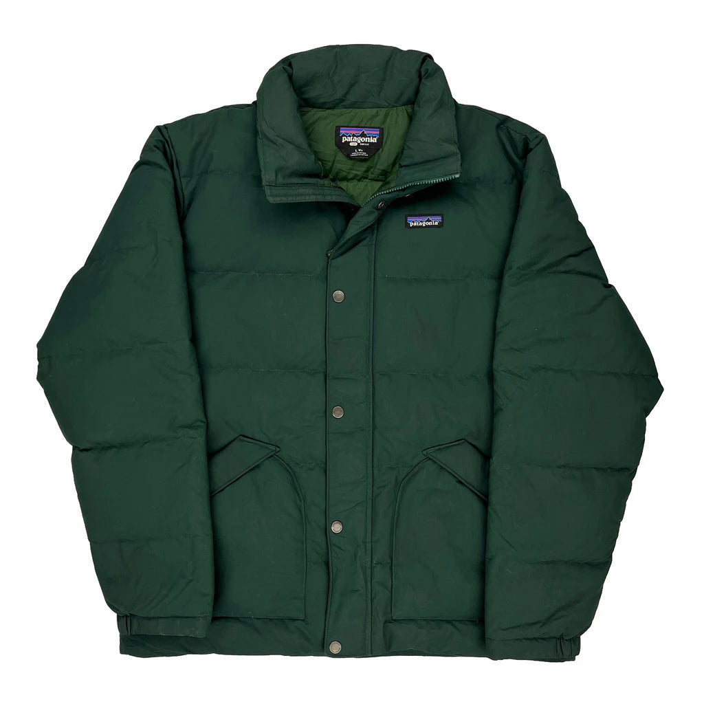 Netplus Shells Patagonia Puffer - Large Green Polyester – Thrifted.com