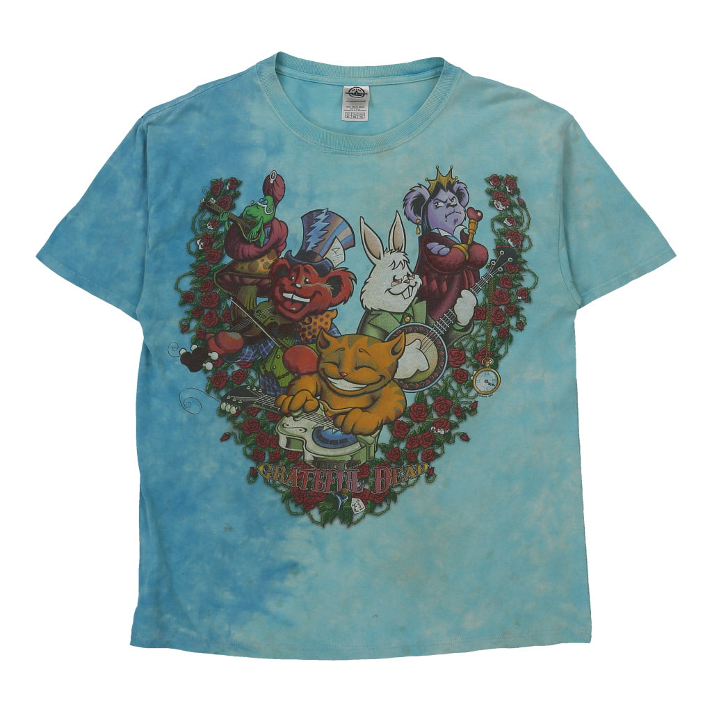 The Grateful Dead Delta Tie-Dye T-Shirt - XL Blue Cotton – Thrifted.com