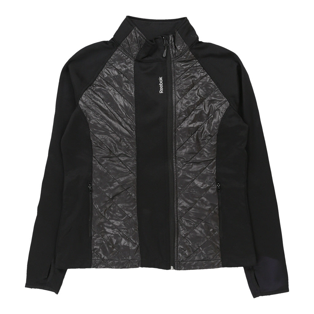 Reebok Puffer - Large Black Nylon – Thrifted.com