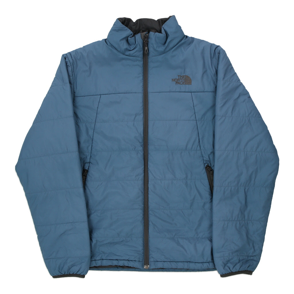 The North Face Puffer - Small Blue Polyester – Thrifted.com