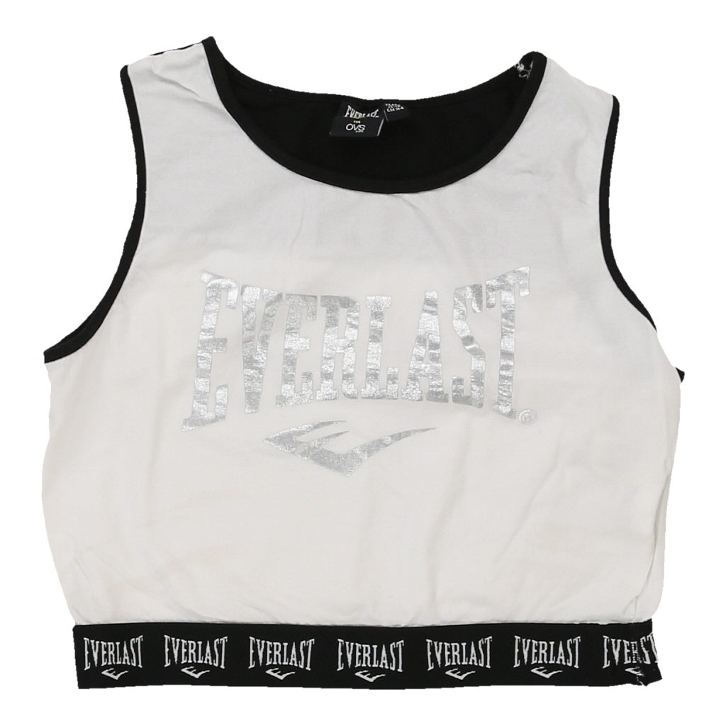 Age 13-14 Everlast Cropped Vest - Large White Cotton – Thrifted.com