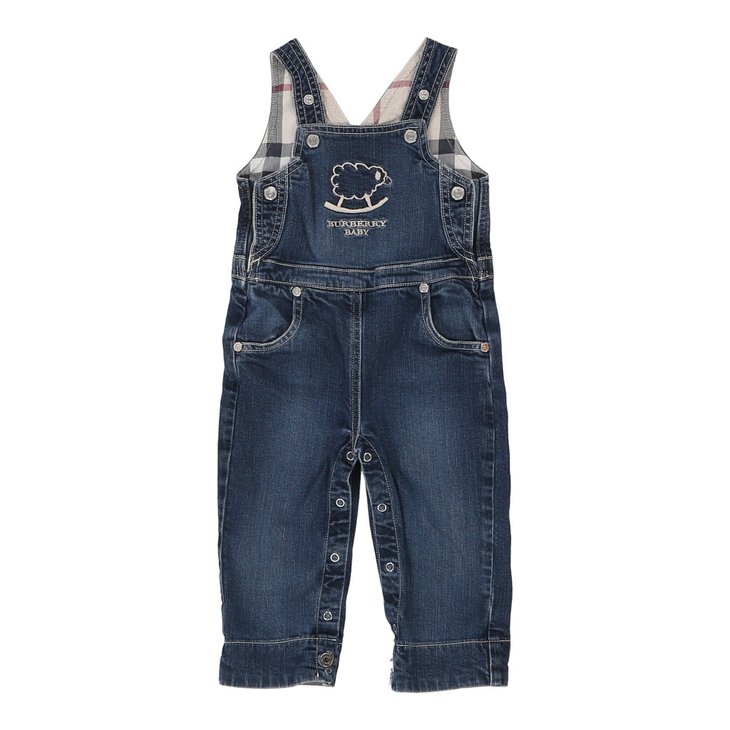 Age 18 Months - 1 1/2 years Burberry Dungarees - XS Dark Wash Cotton ...
