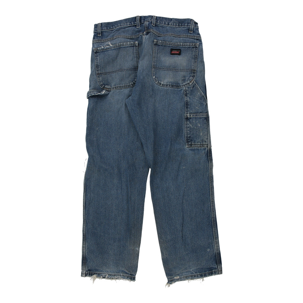 Dickies Carpenter Jeans - 34W 30L Blue Cotton – Thrifted.com