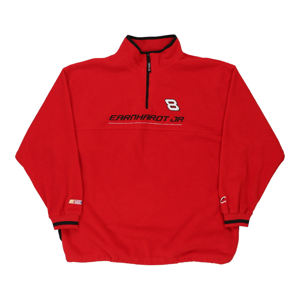 Earnhardt Jr 8 Chase Authentics Nascar 1/4 Zip - 2XL Red Cotton Blend ...