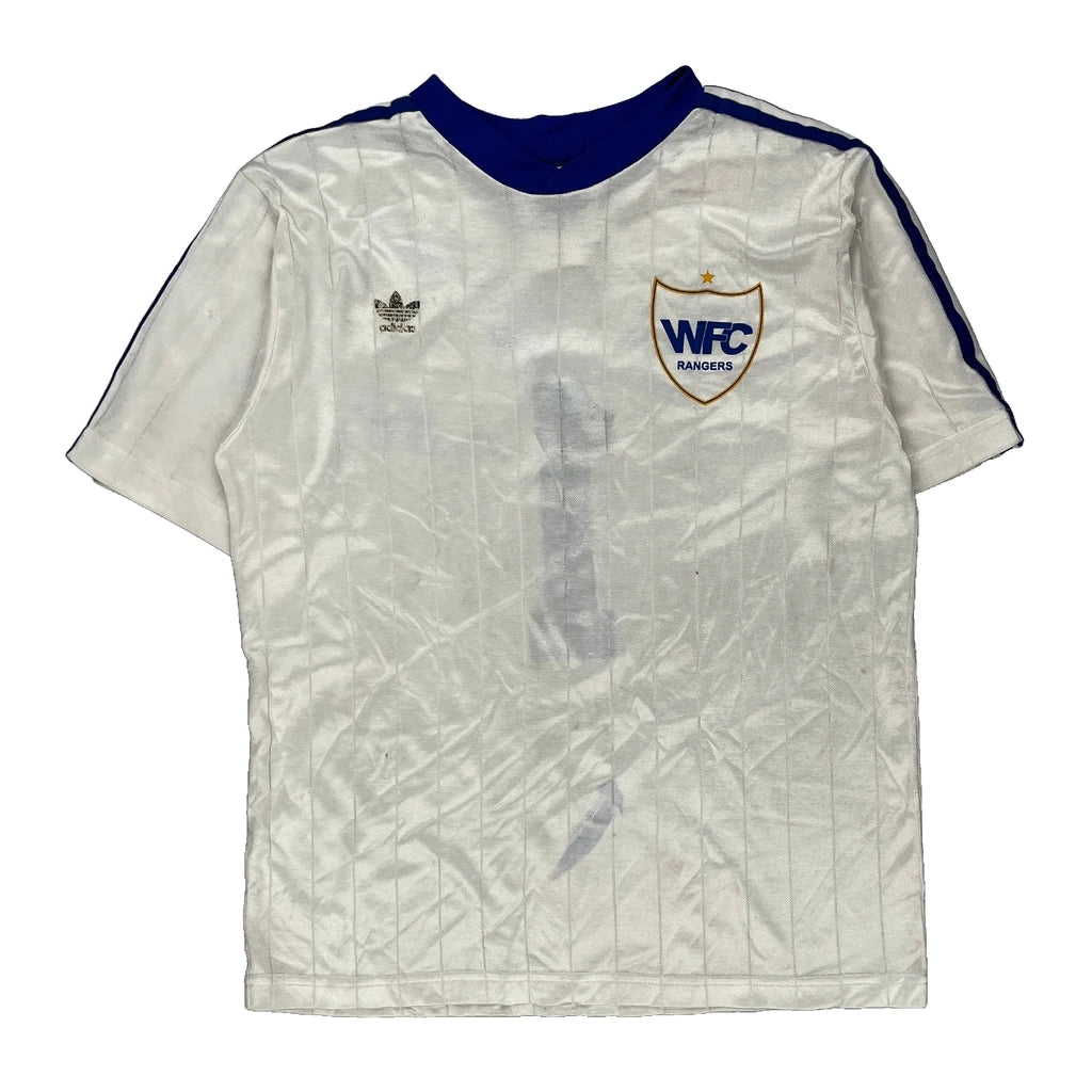 Wfc Rangers Adidas Football Shirt - Small White Polyester – Thrifted.com