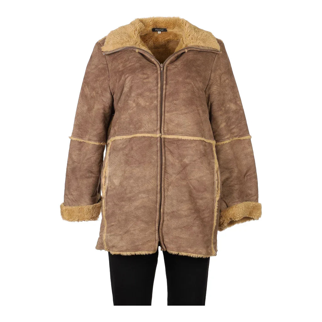 Matisse Suede Jacket - Medium Brown Polyester – Thrifted.com