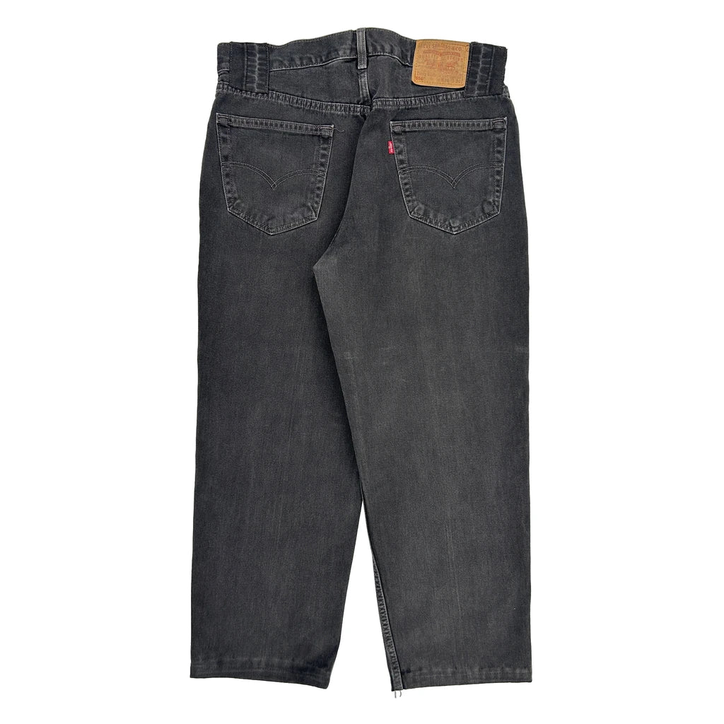 Levis Jeans - 34W 26L Black Cotton – Thrifted.com
