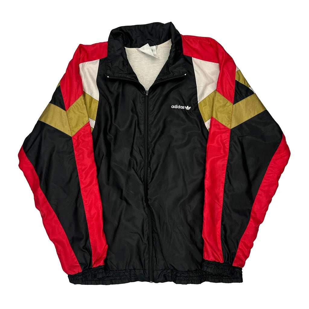 Adidas Shell Jacket - Large Black Polyester – Thrifted.com