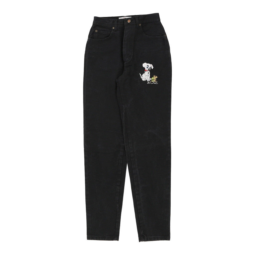 Emmanuel Schvili Cartoon Jeans - 26W UK 6 Black Cotton – Thrifted.com