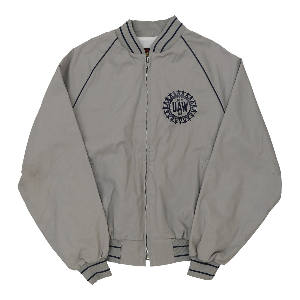 King Louie Jacket - Large Grey Cotton Blend – Thrifted.com