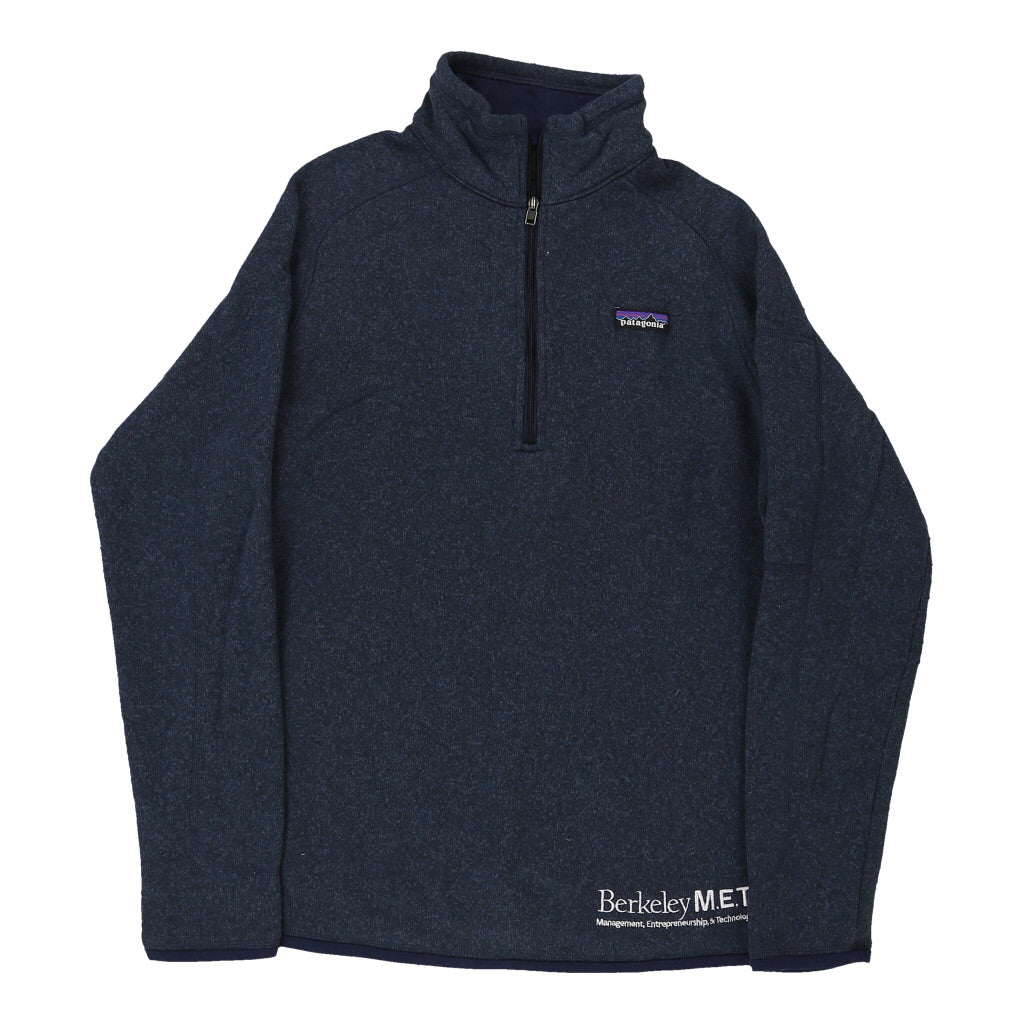 Berkeley MET Patagonia Fleece - XL Navy Polyester – Thrifted.com