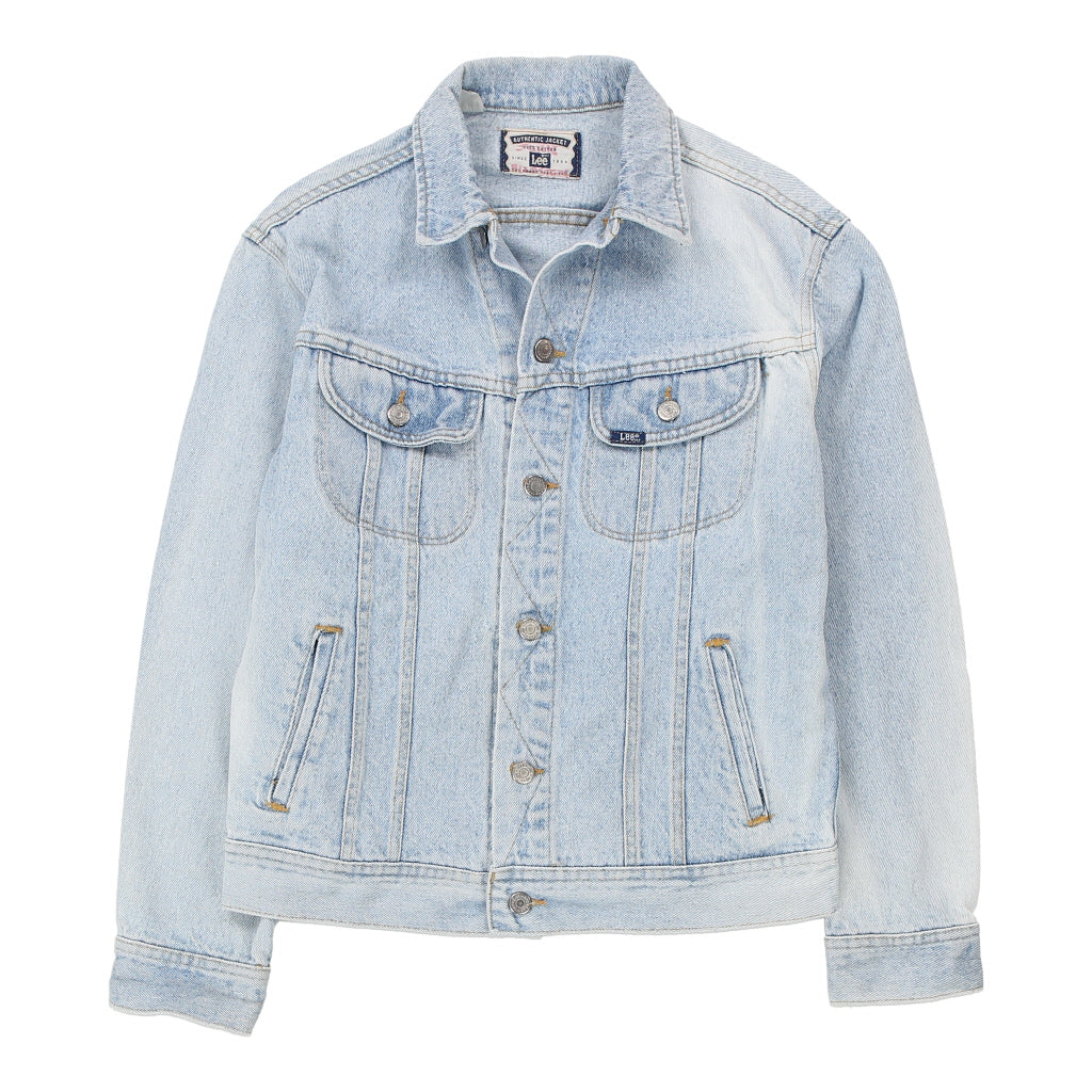 Lee Denim Jacket - Small Blue Cotton Blend – Thrifted.com