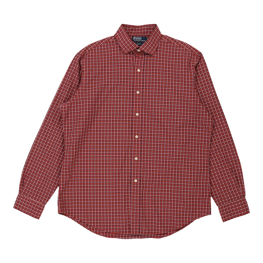 Regent Ralph Lauren Checked Shirt - XL Red Cotton – Thrifted.com