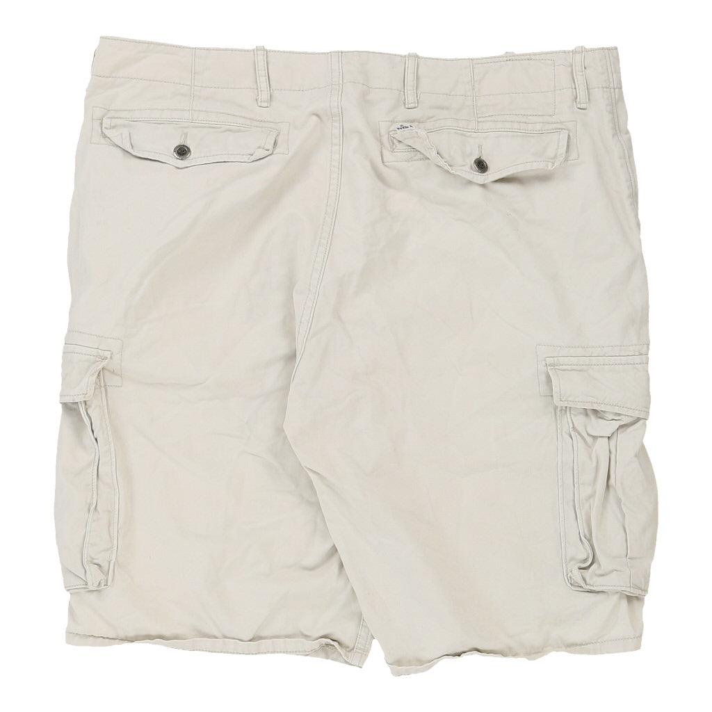 White Tab Levis Cargo Shorts - 40W 12L White Cotton – Thrifted.com