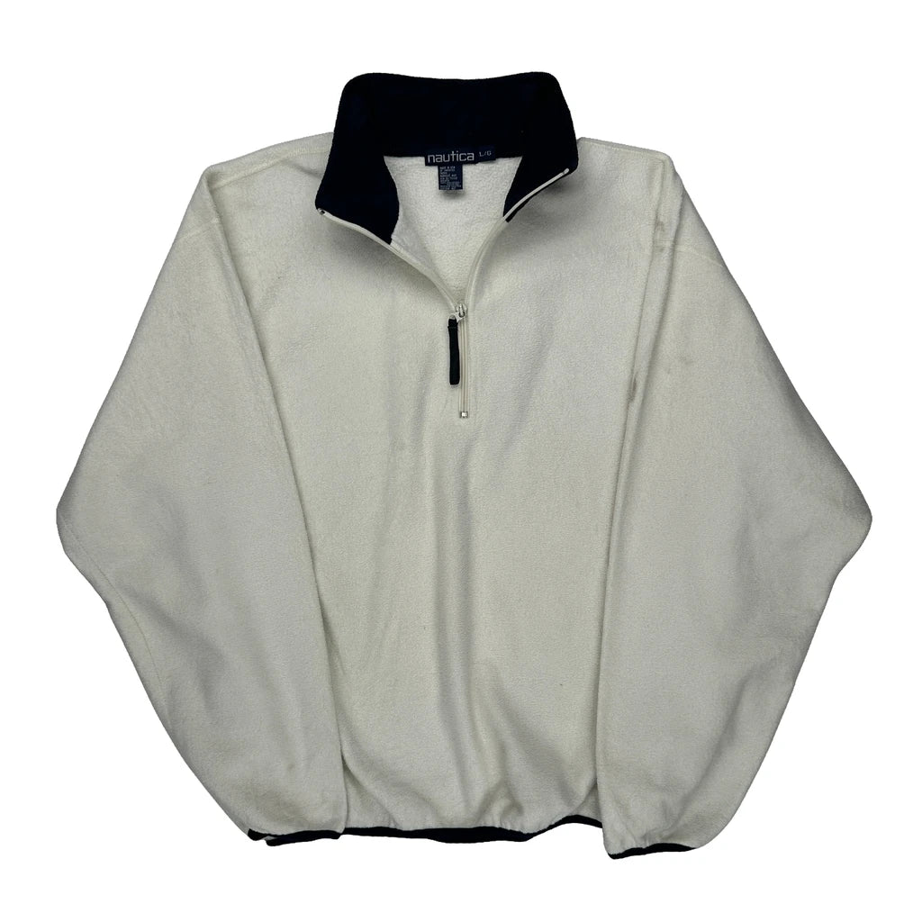 Nautica Fleece - Large White Polyester – Thrifted.com