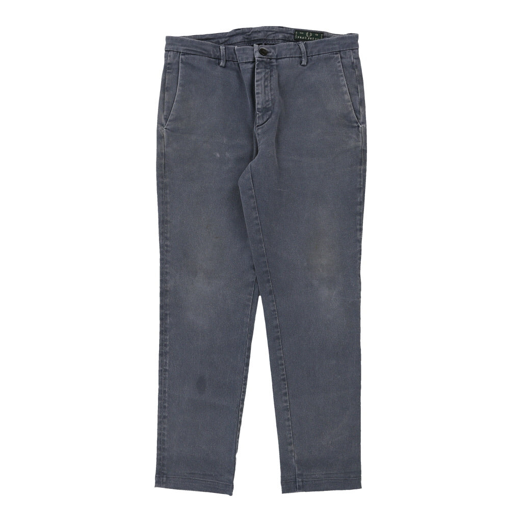 Fred Perry Jeans - 32W 28L Blue Cotton Blend – Thrifted.com