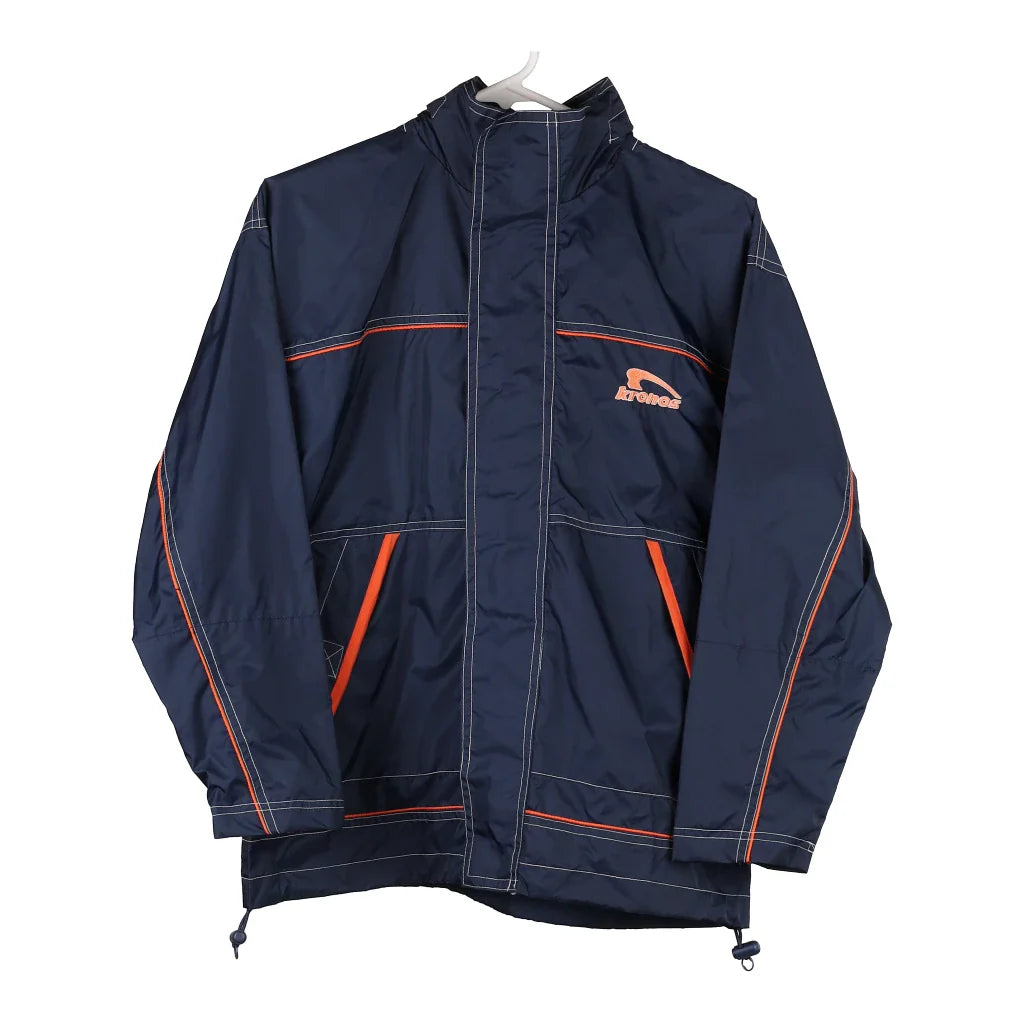 Age 12 Kronos Waterproof Waterproof Jacket - Medium Navy Polyester ...