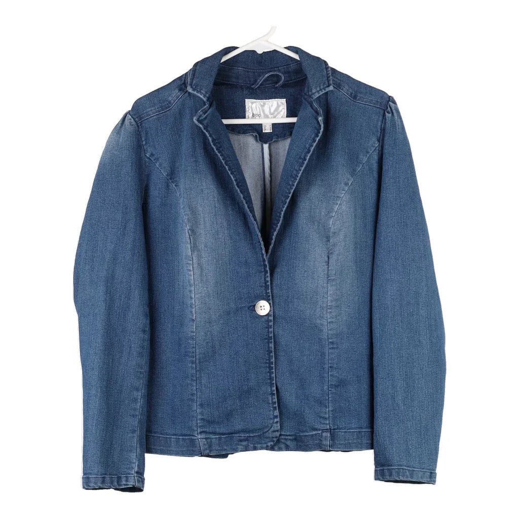 Bpc Selection Denim Jacket - Large Blue Cotton – Thrifted.com