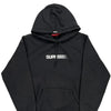 Fade Logo Supreme Graphic Hoodie - Large Black Cotton – Thrifted.com