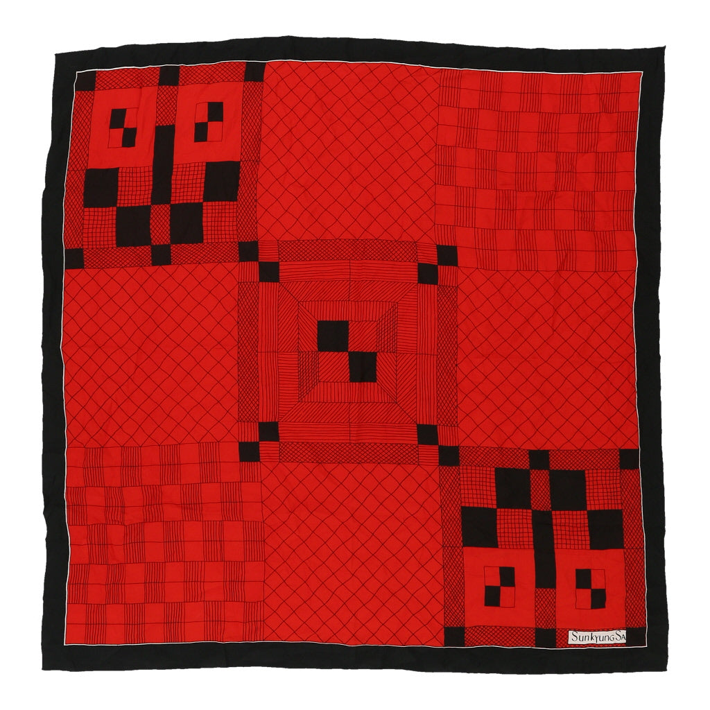 Sunkyung Sa Scarf - No Size Red Polyester – Thrifted.com